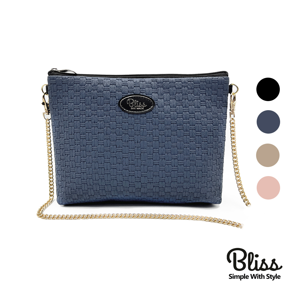 泰國 Bliss BKK包 草編紋 編織風 4色可選 可肩背 可手拿 泰國必敗 | 蝦皮購物