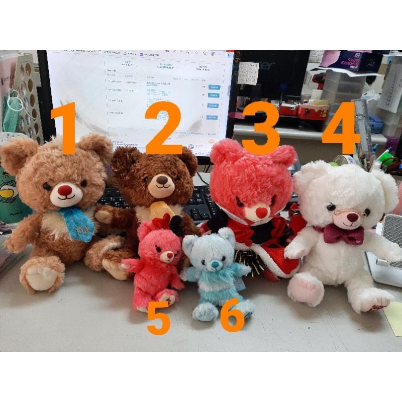 絕版 disney 小熊學校 大學熊 unibear 玩偶 娃娃 紅心皇后 愛麗絲 妙妙貓 毛怪 時間兔 奇奇 蒂蒂 | 蝦皮購物