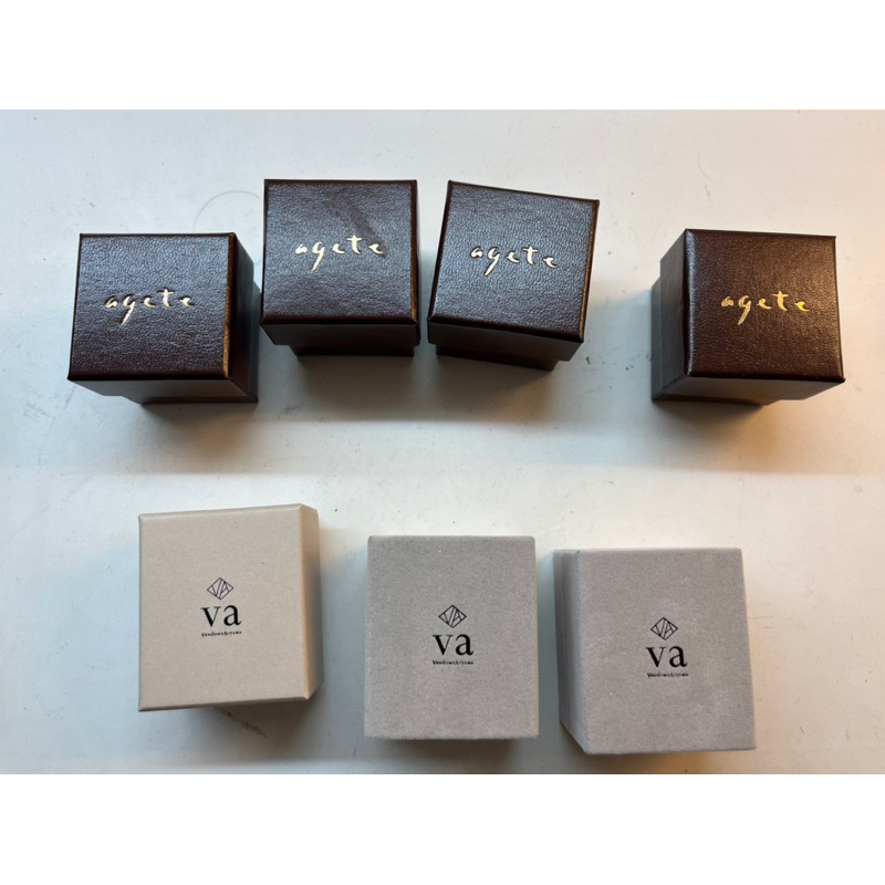 agete/VA專櫃戒指盒（已降價） | 蝦皮購物