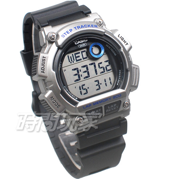 CASIO卡西歐 WS-2100H-1A2 原價1785 運動健身 健行和跑步的愛好者 休閒電子錶 銀【時間玩家】 | 蝦皮購物