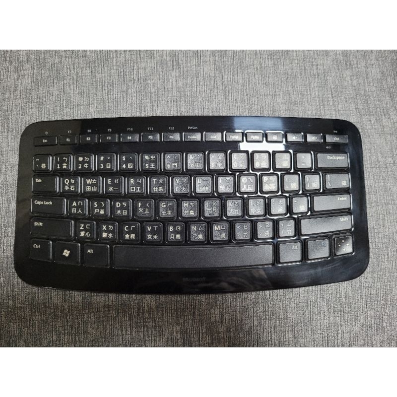 微軟鍵盤Microsoft Arc Keyboard 曲線人體工學 無線鍵盤 | 蝦皮購物