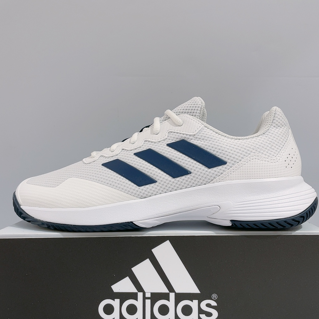 adidas GAMECOURT 2 M 男女款 白色 舒適 透氣 運動 網球鞋 HQ8809 | 蝦皮購物