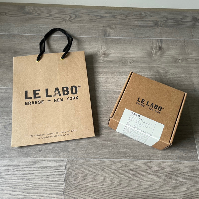 LE LABO BAIE 19 紙袋 紙盒 | 蝦皮購物