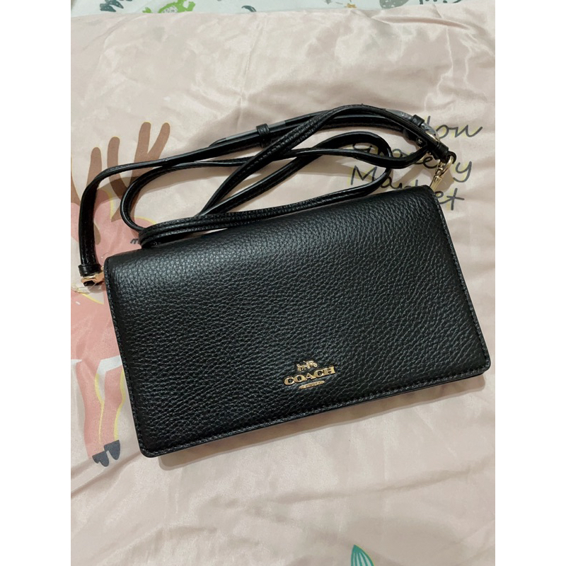 COACH WOC包 素色款 黑色 正品 全新 | 蝦皮購物