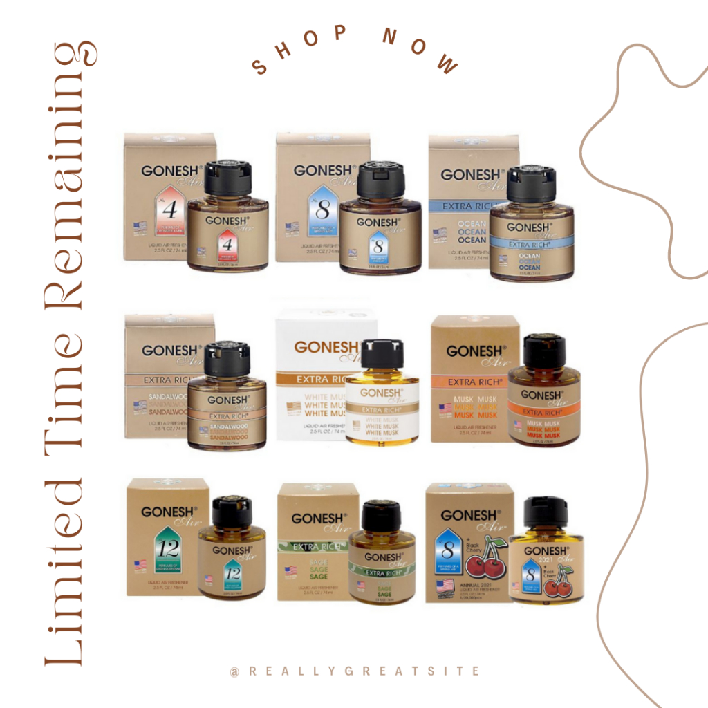 GONESH 芳香劑 液體罐 車內芳香瓶 液體精油 車用 擴香瓶 生活質感 74ml 日本GONESH 現貨 日本 8號 | 蝦皮購物