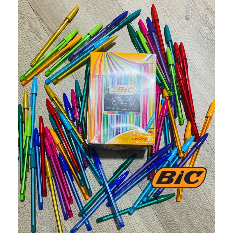 🇺🇸（現貨）BIC Color Cues 筆組 BIC彩色原子筆 | 蝦皮購物