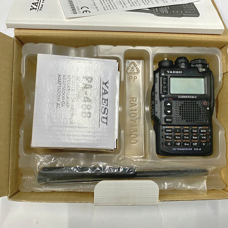 《青溪無線》出清 YAESU VX-8DR 三頻對講機 日本製造 IPX7防水等級 雙顯雙收雙待 | 蝦皮購物