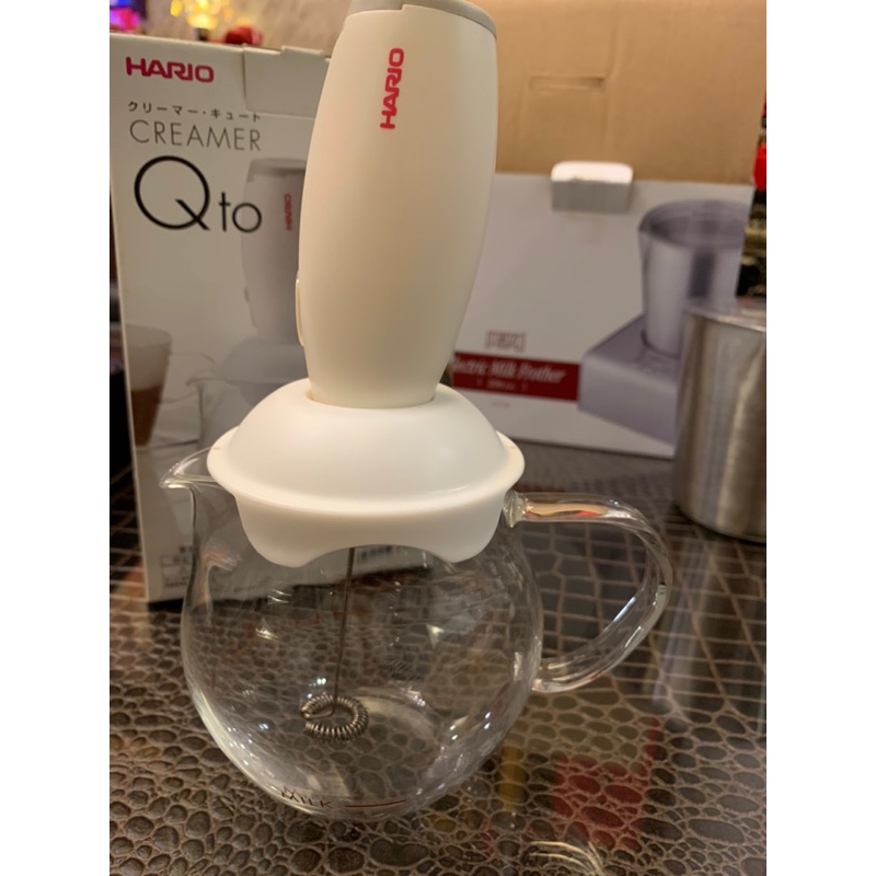 HARIO Qto CQT-45 日本 電動奶泡機 附盒子 | 蝦皮購物
