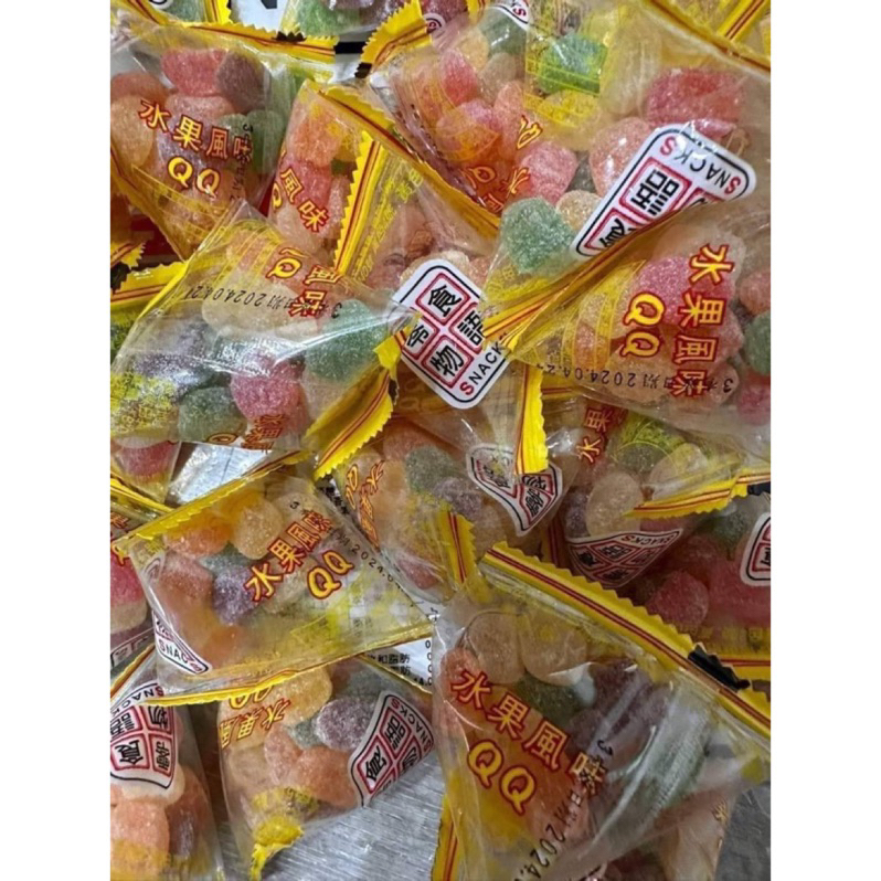 ｛電子發票｝好吃零食小舖～零食物語 水果風味QQ軟糖300g / 600g | 蝦皮購物