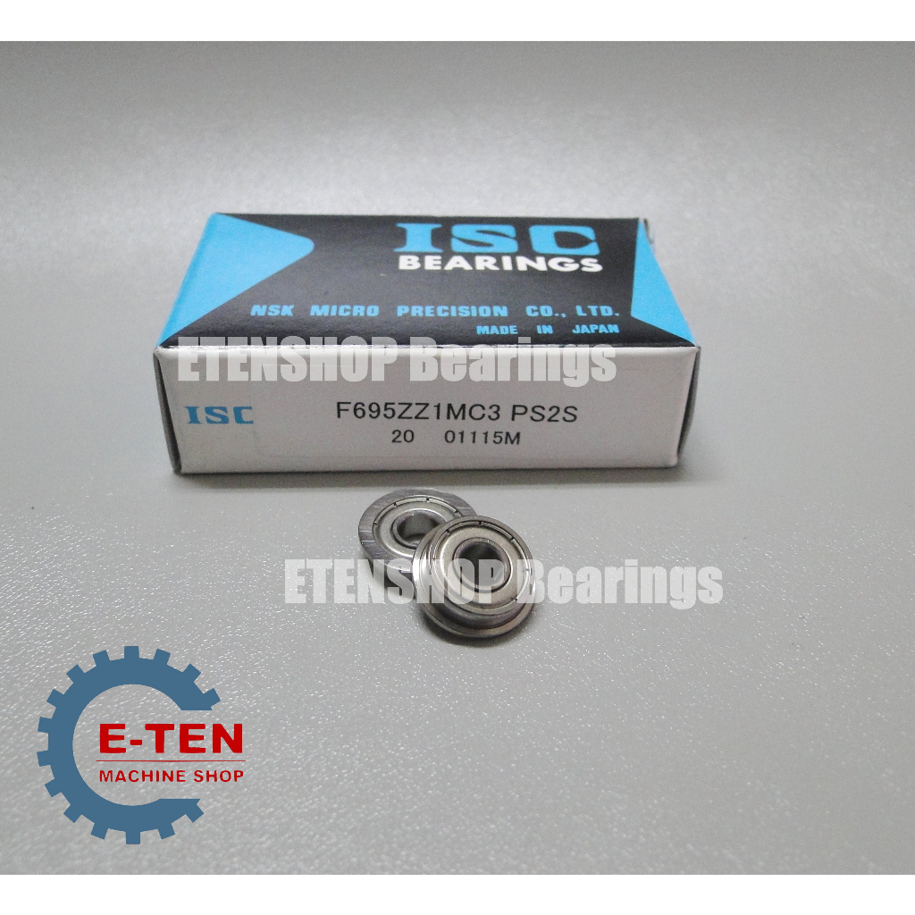 【培林達人】日本ISC原裝軸承-法蘭型，F695ZZ，5*13*4、5X13X4，專業、正品的供應者 | 蝦皮購物