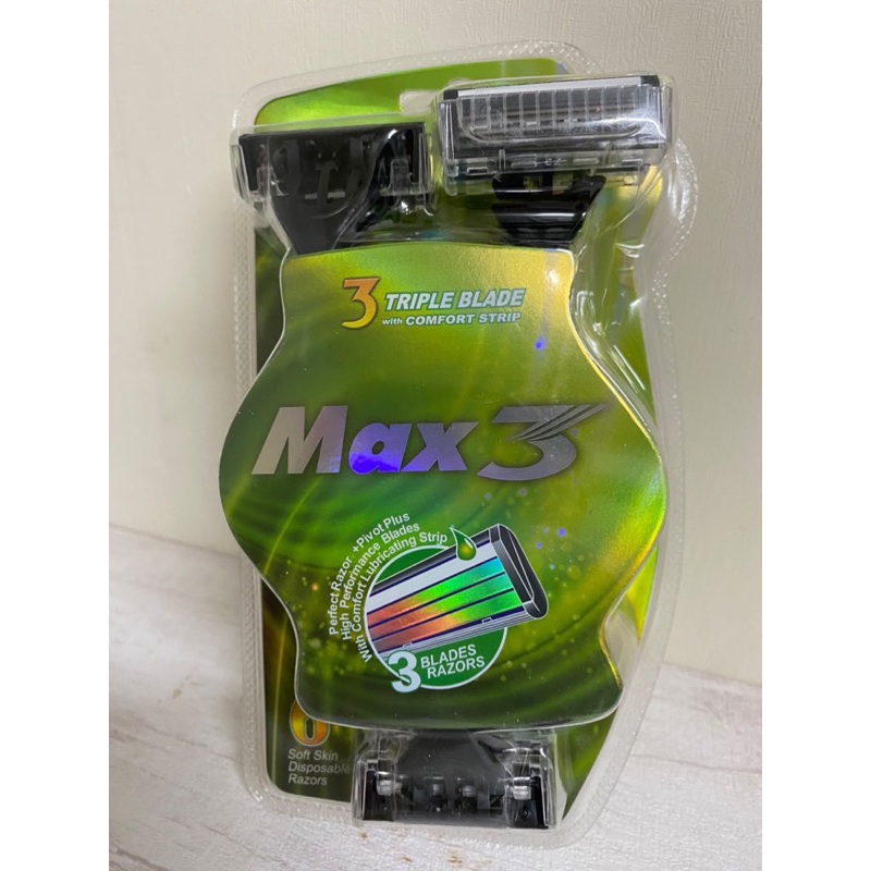 Max3海馬流線型刮鬍刀（6入裝） | 蝦皮購物