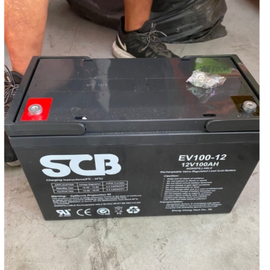 【全電行】SCB EV100-12 12V100Ah 深循環電池 太陽能 露營 充放電專用 | 蝦皮購物