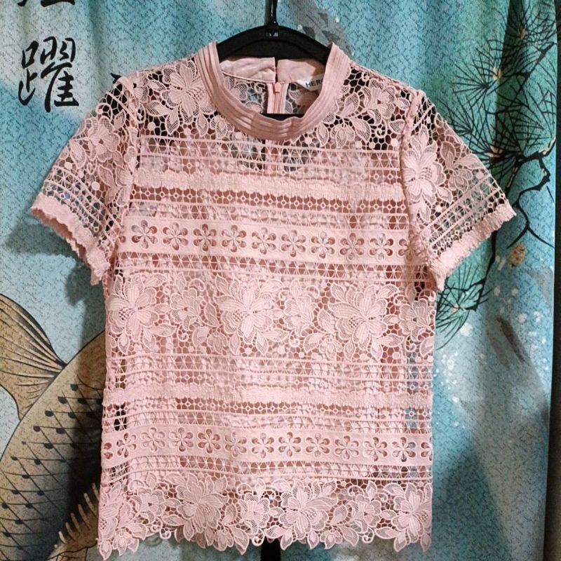 專櫃赫拉亞Heraya布蕾絲上衣 | 蝦皮購物