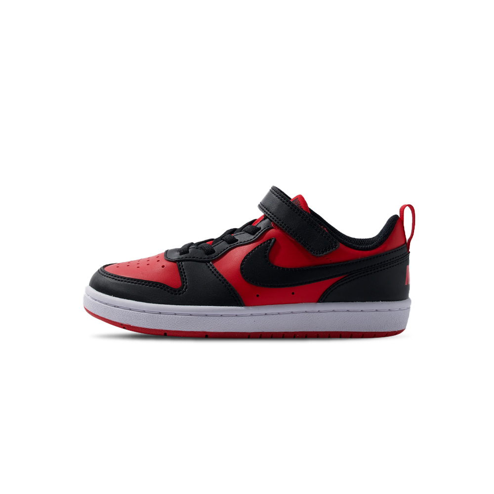 Nike Court Borough Low Recraft 中童 黑紅 魔鬼氈 包覆 休閒鞋 DV5457-600 | 蝦皮購物