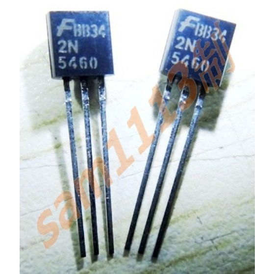 113電晶體 2N5460 TO-92 FAIRCHILD 10mA 40V 場效 P JFET >>5個 | 蝦皮購物