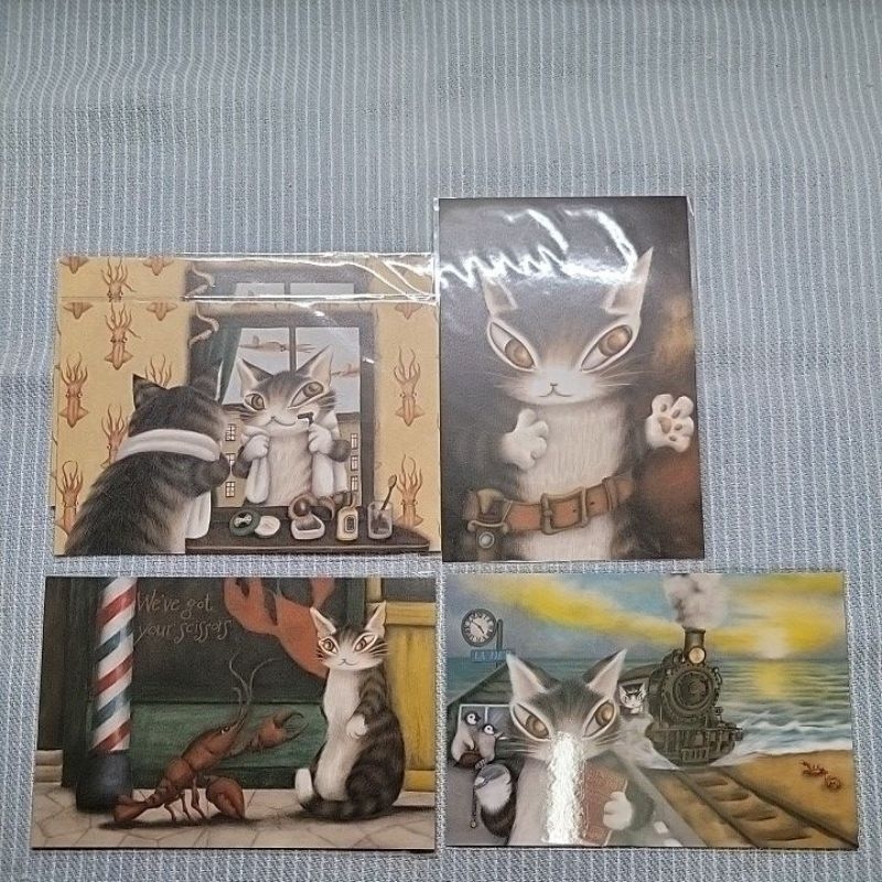 現貨全新 Wachifield Dayan Bebe Dayan 瓦奇菲爾德 達洋 達洋貓 40週年原畫展 明信片 | 蝦皮購物