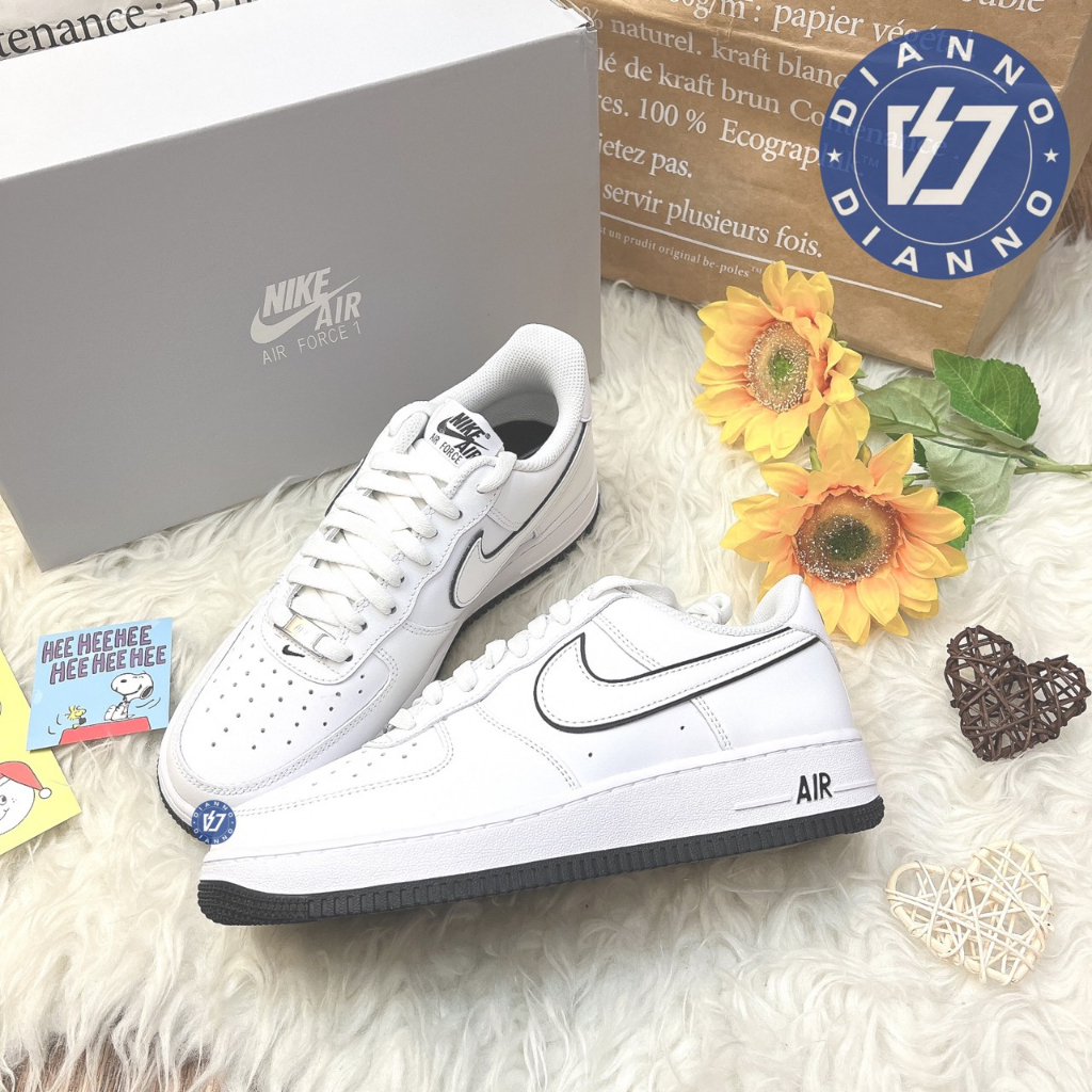 帝安諾-實體店面 NIKE AIR FORCE 1 07 AF1 DV0788-103 白 白黑 低筒 復古 休閒鞋 | 蝦皮購物