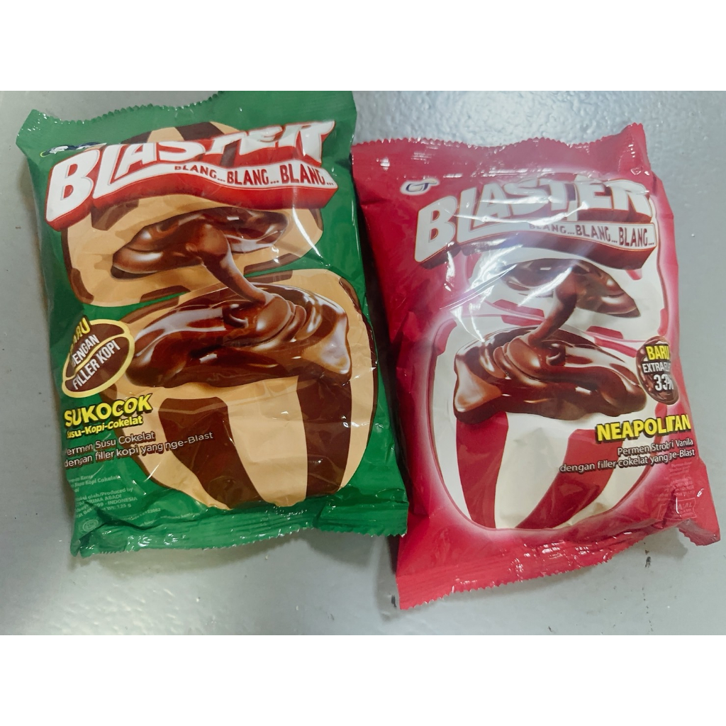 現貨🔥 BLASTER SUKOCOK/NEAPOLITAN 巧克力咖啡牛奶/香草草莓糖果 | 蝦皮購物