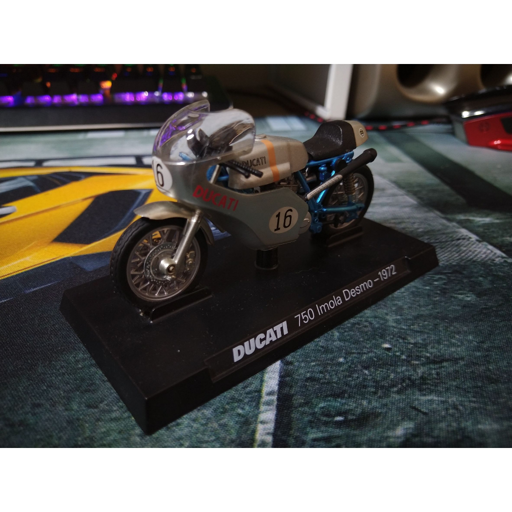 7-11 Ducati 750 Imola Desmo 1972 杜卡迪系列模型車 一代 1/24 銀色 | 蝦皮購物