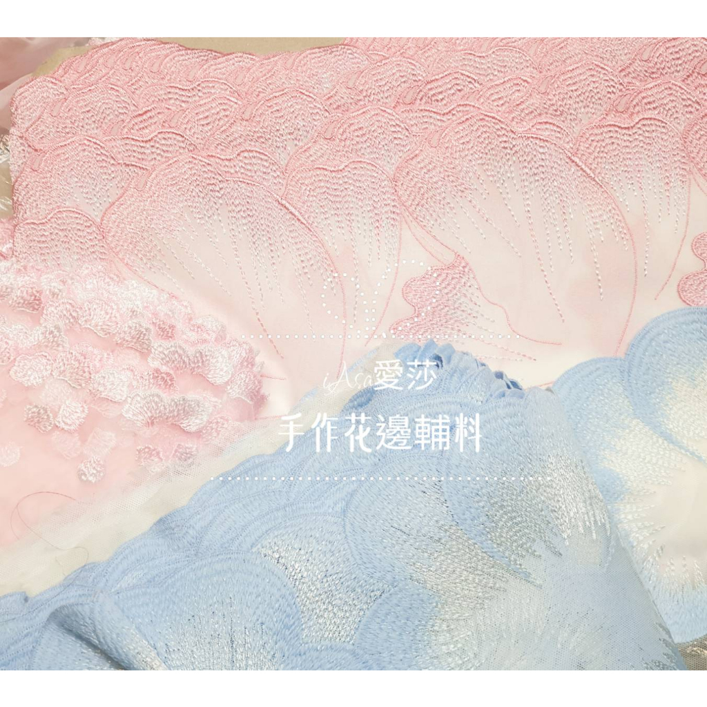 《iAsa愛莎の》手作材料 日單株花瓣刺繡網紗雪紡蕾絲花邊diy婚紗頭紗童裝lolita娃衣服裝輔料 | 蝦皮購物