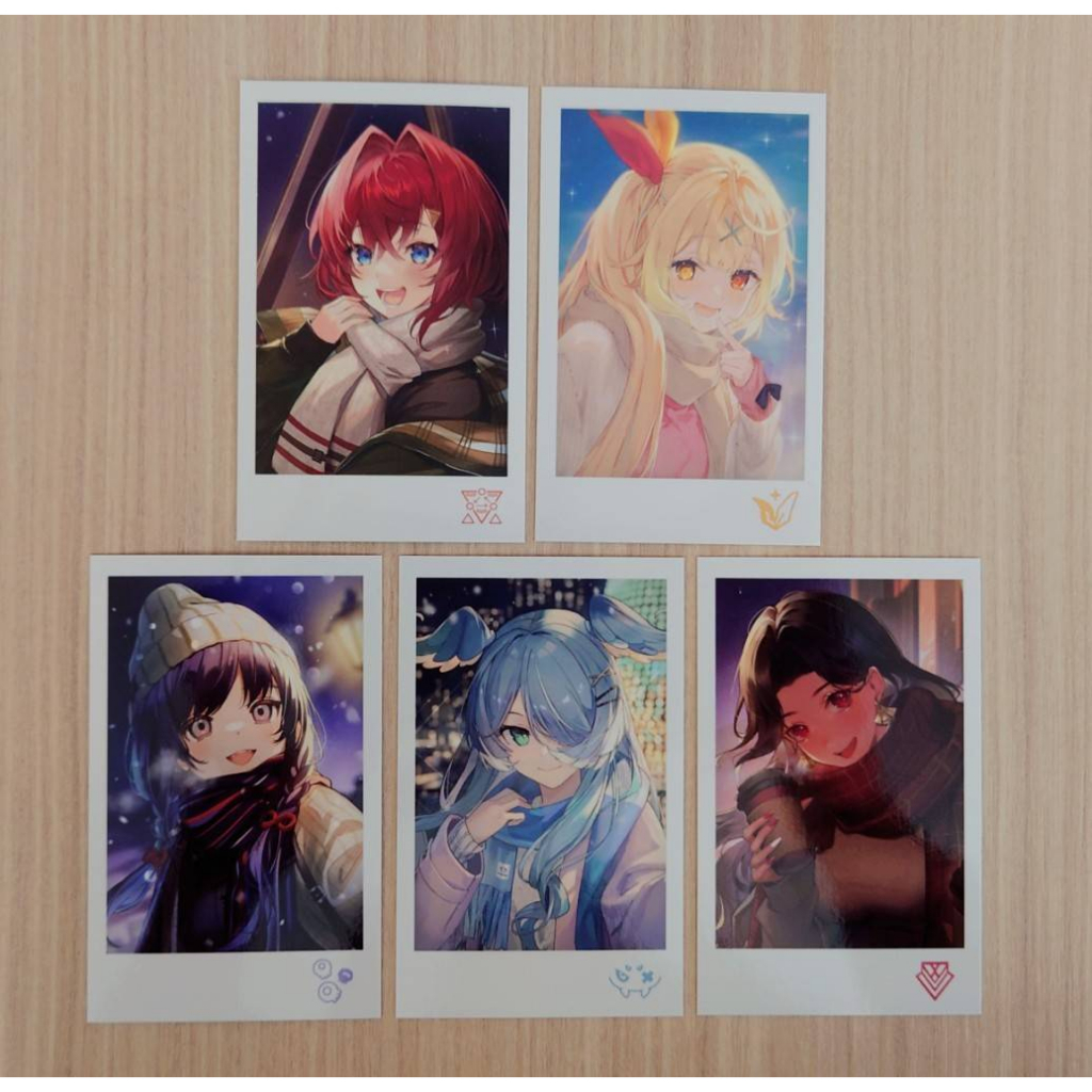 彩虹社 EN 2022 冬季 Winter Date 拍立得 安潔 星川 先斗寧 Elira Scarle にじさんじ | 蝦皮購物