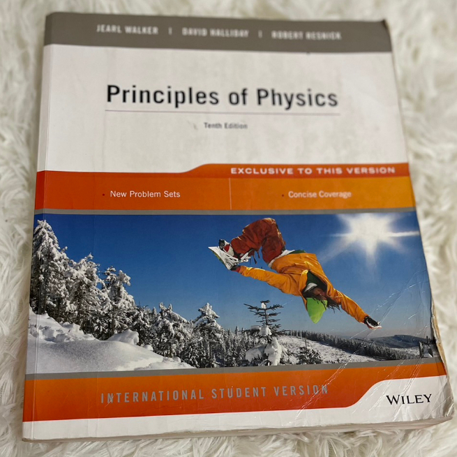 【二手】Principles of Physics 10e 普通物理 第十版 原文書 | 蝦皮購物