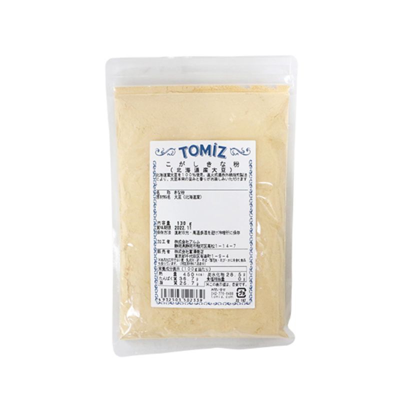 [新貨到]日本 TOMIZ 富澤商店 烤黃豆粉 熟黃豆粉 130g 北海道產 | 蝦皮購物