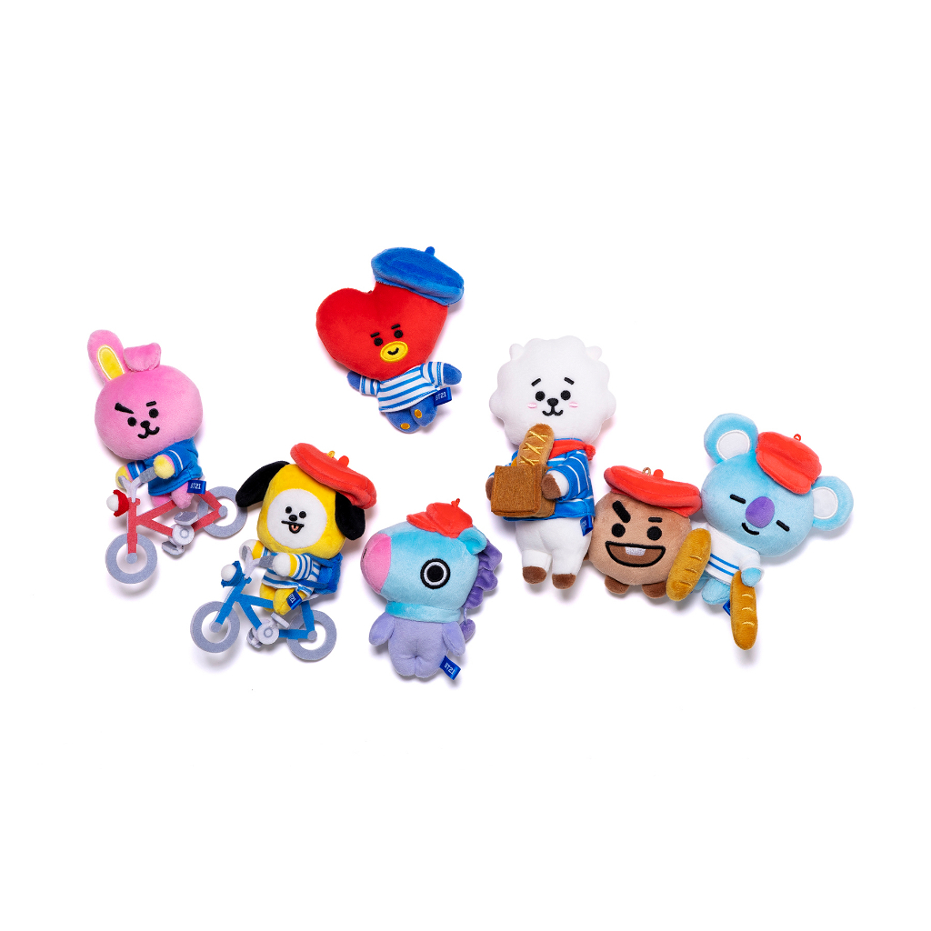 【代購】BTS 防彈少年團 -BT21 日本限定商店周邊 BT21 × MARCHE 聯名系列 吊飾玩偶 | 蝦皮購物