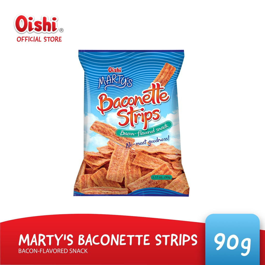 菲律賓 Oishi Marty's 素食 培根 生酮 餅乾 Baconette Strips keto 配酒 bacon | 蝦皮購物