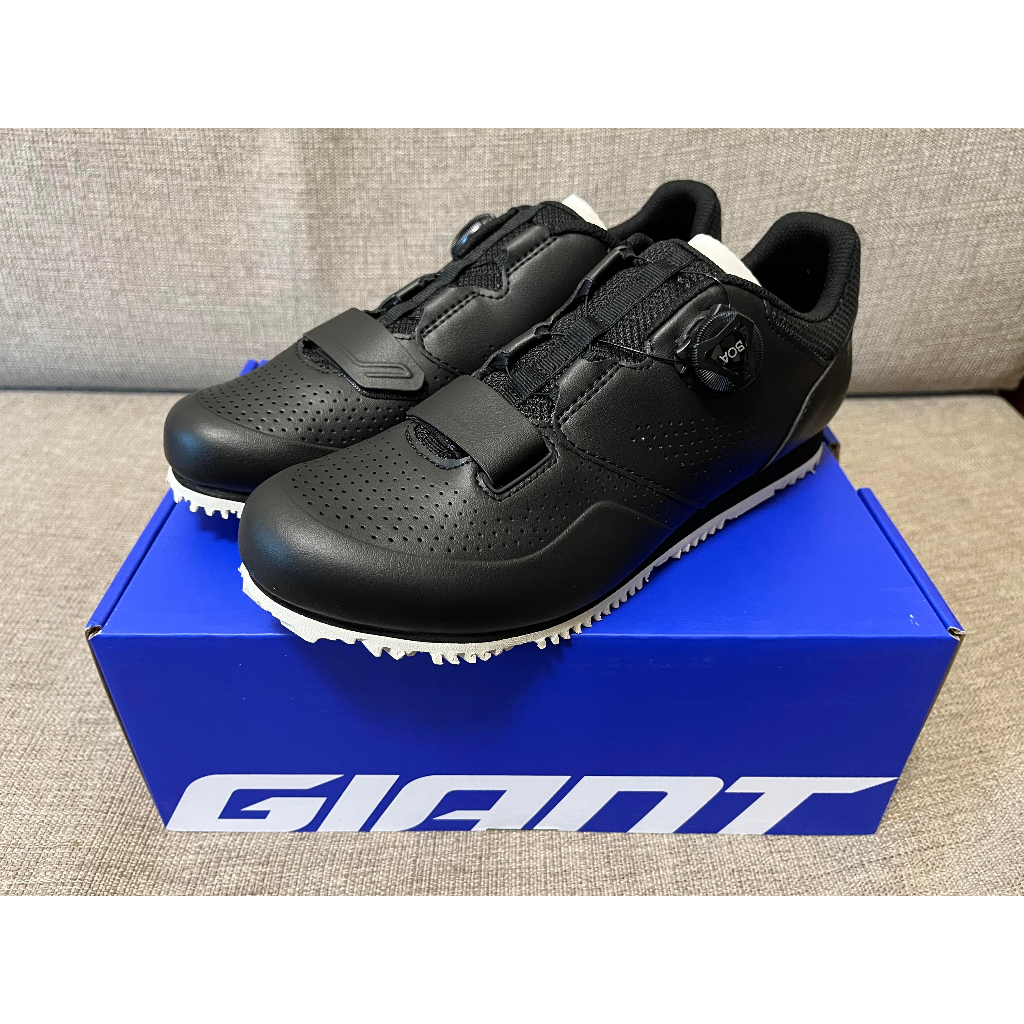 【快捷單車】新色~GIANT PRIME(BOA)自行車專用硬底鞋-黑色/灰色 | 蝦皮購物
