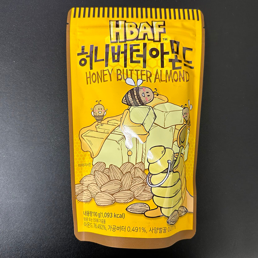 台灣現貨 大包 HBAF 190g 210g 韓國杏仁 大包 中包 40g大隨身包 多種口味! 杏仁果 花生 | 蝦皮購物