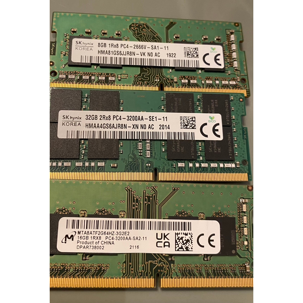 💻Samsung Sk Hynix Micron NB-DDR4 2666 3200 8G/16G/32G筆記型記憶體 | 蝦皮購物