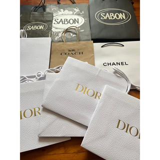 郵局免運 二手精品紙袋 禮品袋 9成新 Coach DIOR SABON CHANEL 現貨不用等馬上出貨 | 蝦皮購物