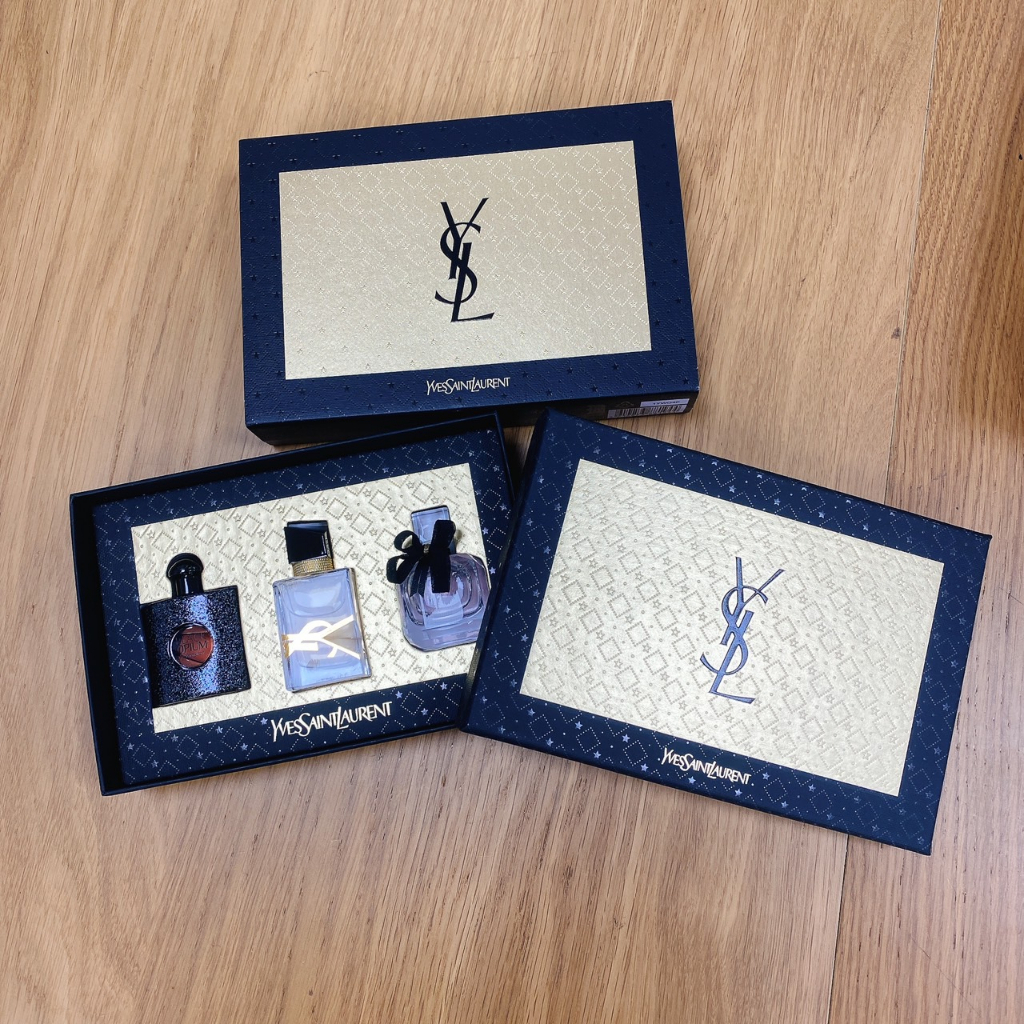 限量迷你香水禮盒 自由不羈精巧香氛禮盒 經典香水獻禮 黑鴉片淡香精 慾望巴黎淡香精 7.5ml YSL coco彩購 | 蝦皮購物