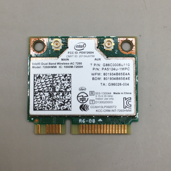 Intel Wireless-AC 7260 7260HMW 二手筆電網卡-19 | 蝦皮購物