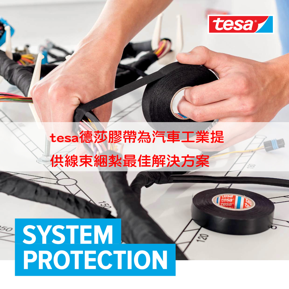 德國德莎 tesa 51618 PET絨布耐磨膠帶 汽車電線電器機械設備束捆紮 降噪耐溫阻燃 tesa® 公司正品 | 蝦皮購物
