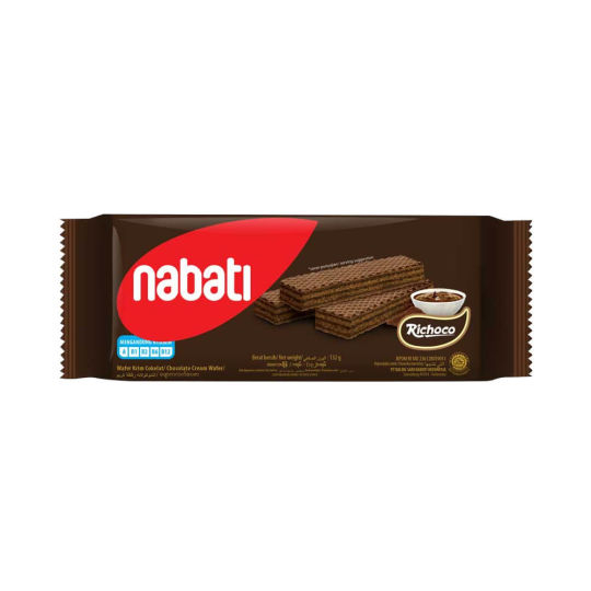 Richoco Nabati Chocolate Cream Wafer | 蝦皮購物