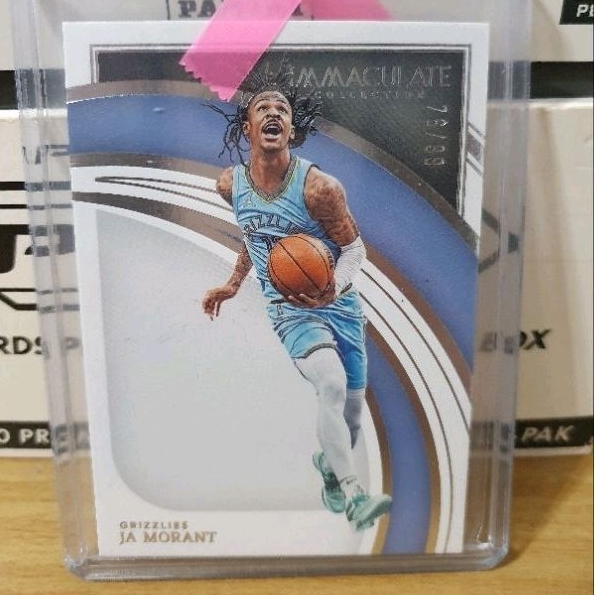 Panini Immaculate Ja Morant 限量99 76/99 小國寶 JM# nba 籃球卡 球員卡 | 蝦皮購物