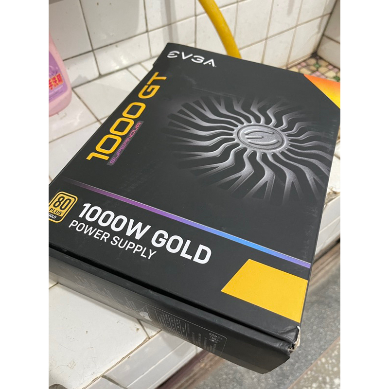 二手九成新出清 EVGA 1000W GT 電腦電源供應器/ 有盒原廠配件/ 線材配件如付圖 | 蝦皮購物