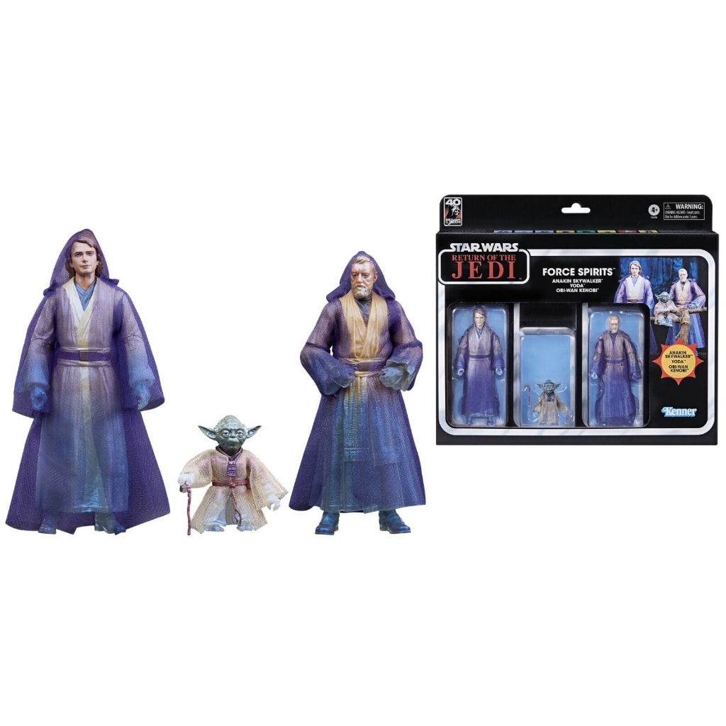 【超萌行銷】1111現貨 星際大戰 Star Wars 黑標 Force Spirits 絕地英靈 6吋 三入組 歐比王 | 蝦皮購物