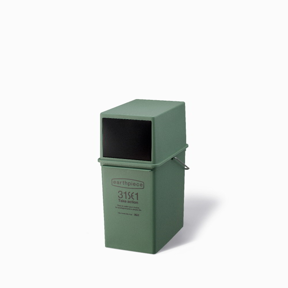 【日本like-it】前開式長版可疊垃圾桶17L-共3色《屋外生活》居家垃圾桶 | 蝦皮購物