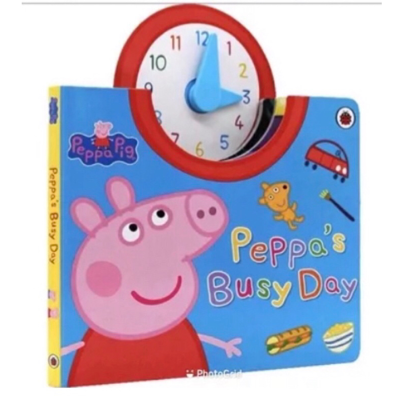正版硬頁What’s the time, Maisy/ Peppa’s busy time/ Thomas/毛毛蟲時鐘書 | 蝦皮購物