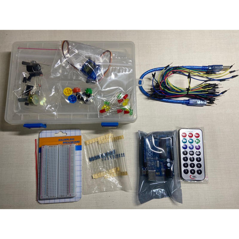 Arduino Uno R3 初學完整版 入門套件，電子零件 蝦皮購物