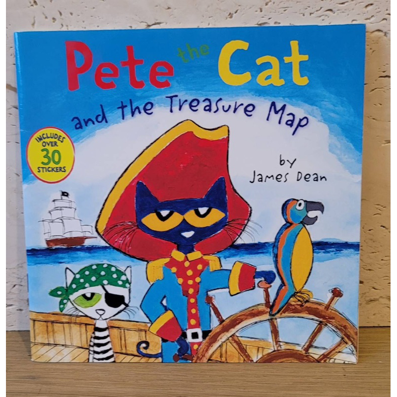 二手英文童書 Pete the Cat and the Treasure Map | 蝦皮購物