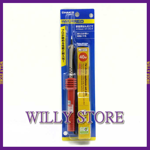 【WILLY STORE】日本白光 HAKKO 501/502/503 30W/40W/60W 110V 紅柄電烙鐵焊槍 | 蝦皮購物