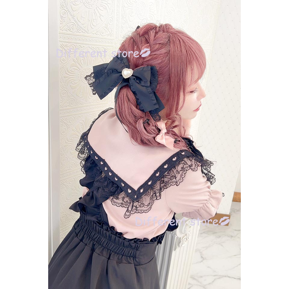 ღ(現貨)MA*RS 原D ハートレースセーラーブラウス甜美°地雷系心 ღ(現貨)MA*RS 原D ハートレースセーラーブラウス甜美°地雷系心