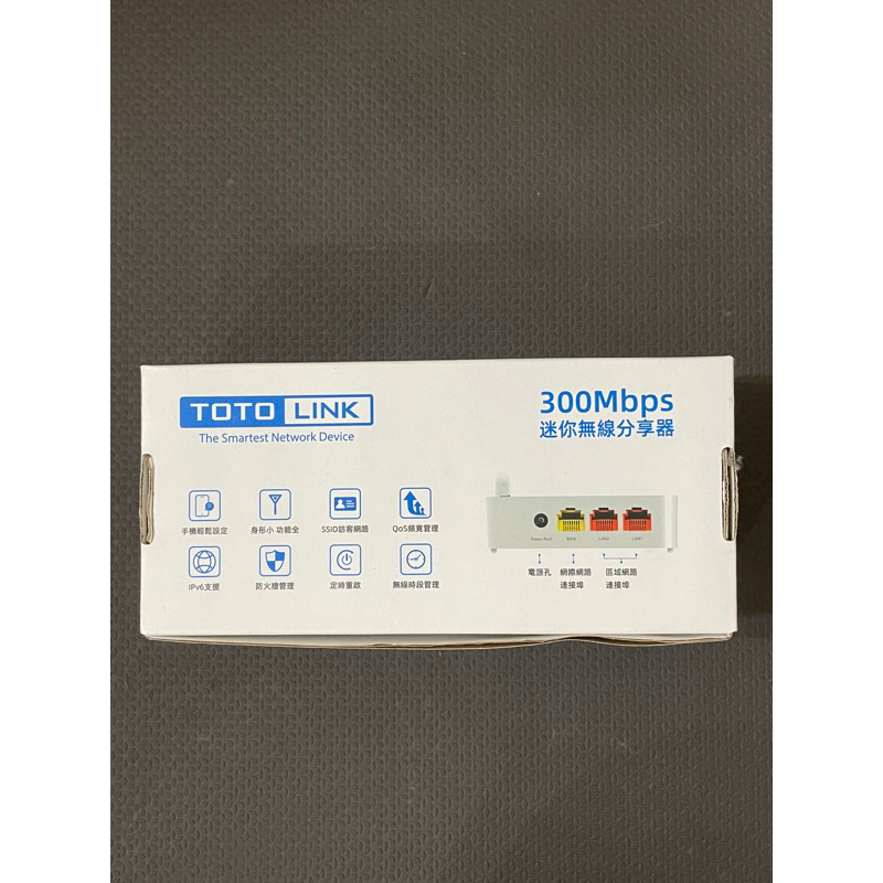 TOTO LINK 300Mbps 迷你無線分享器 無線路由器 分享器 | 蝦皮購物