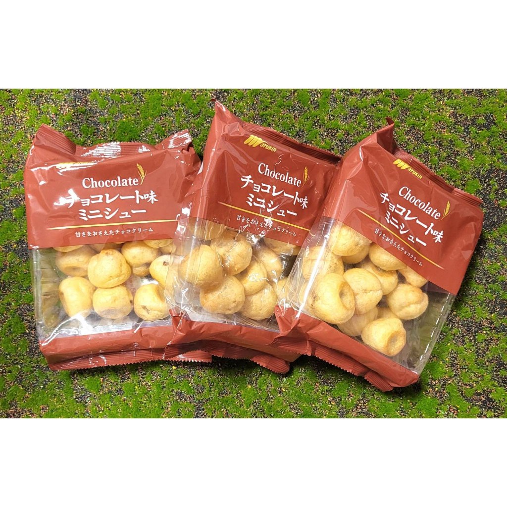 【日本_Marukin】迷你可可風味泡芙(63g)(現貨) | 蝦皮購物