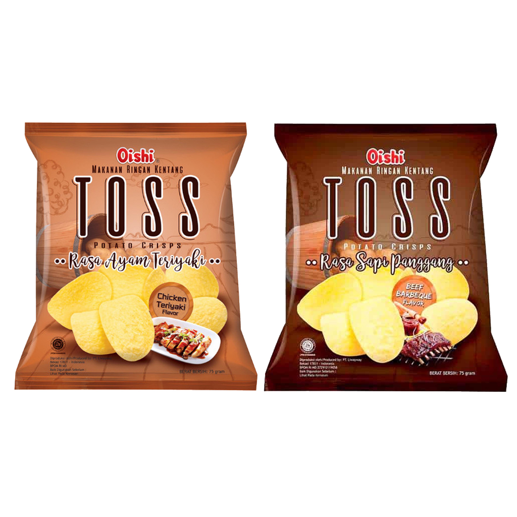 印尼 OISHI Toss Snack Kentang 脆片 75g | 蝦皮購物