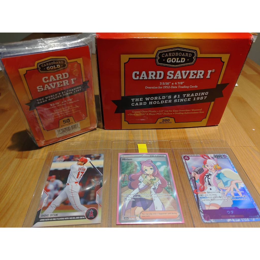 Card Saver 1 送 PSA BGS 鑑定 送鑑必備 半剛性 卡套 卡夾 寶可夢 球員卡 35PT 內有影片連結 | 蝦皮購物